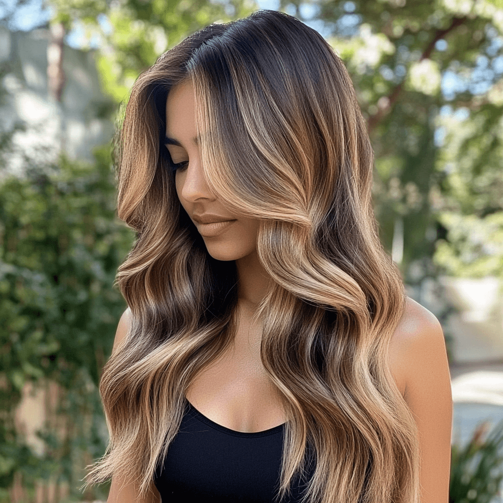 Mechas balayage miel: Luminosidad y estilo natural